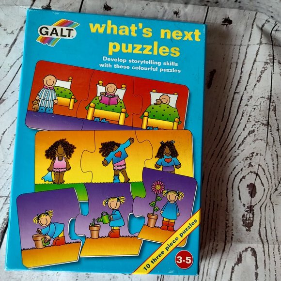 Toys | Galt Whats Next Puzzles 1 3piece Puzzles Ages 35 Develop ...